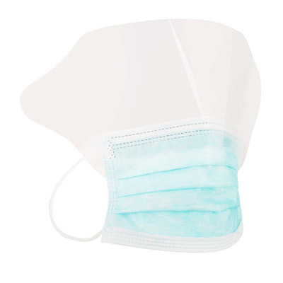 Quality Easy Degradation Medical Breathing Mask , Disposable Protective Mask Light for sale