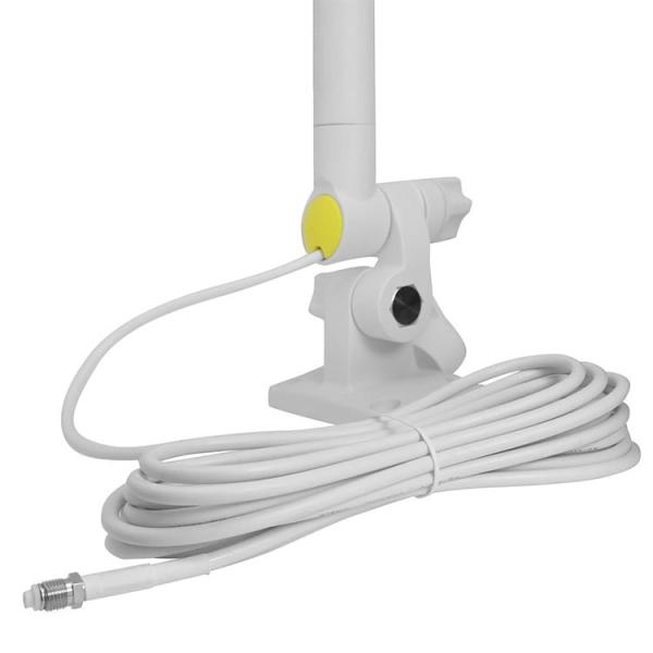 Quality 156MHz 50Ohm Omni Directional VHF Marine Antenna Ratchet Mount 60c2103 for sale