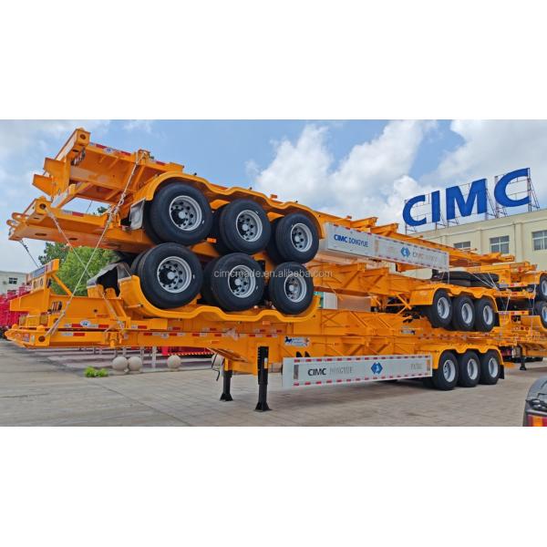 Quality 20001-25000 kg Max Payload CIMC Axle's 3-Axis Container Chassis Frames for sale