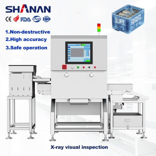 Quality Factory Food Safety Automatic Rejection X-Ray Full Metal Detection Machine for sale