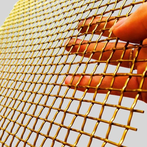 Quality Liquid And Gas Filtration Brass Woven Mesh Screen for sale
