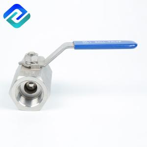 Quality CF8M Water NPT 1000psi 1PC Ball Valve Stainless Steel 304 180c En 12266 for sale