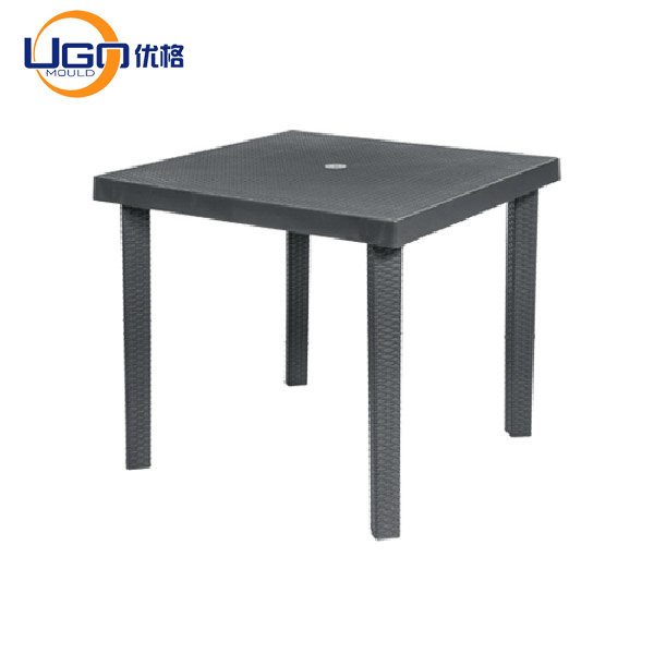 Quality Outdoor Rattan Design Plastic Injection Mould with 2 Cavity Cold Runner for for sale