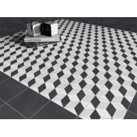 Quality 20x20cm Black Gray Ceramic Rustic Tile for Indoor Floor for sale