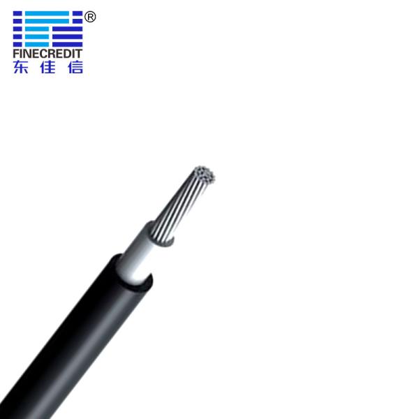 Quality Flat / Round 10 Gauge Pv Wire , Pantone Insulation Twin Core Solar Cable for sale