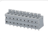Quality Compact Design Panel Mount Pluggable Terminal Block Brass And Tin Coated for sale