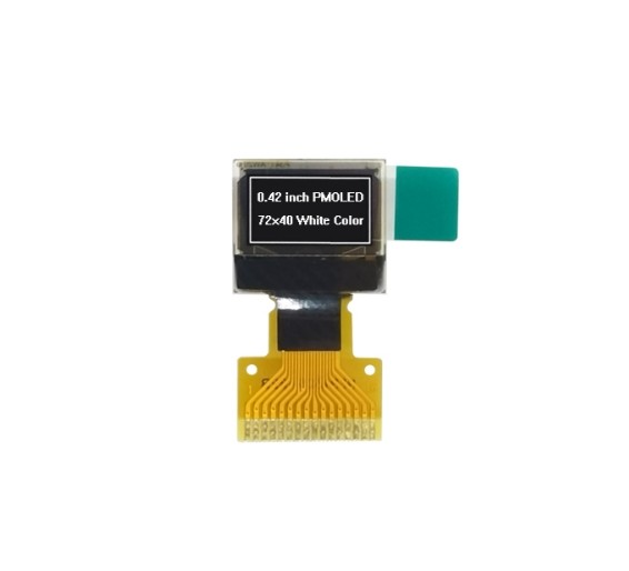 Quality 0.49 Inch 64x32 Monochrome Micro OLED Display White Mono SSD1315 I2C 14Pin FPC for sale