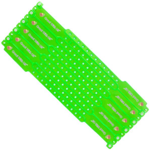 Quality Customized Vinyl Event Wristbands White Red Blue Printing Heat Transfer for sale
