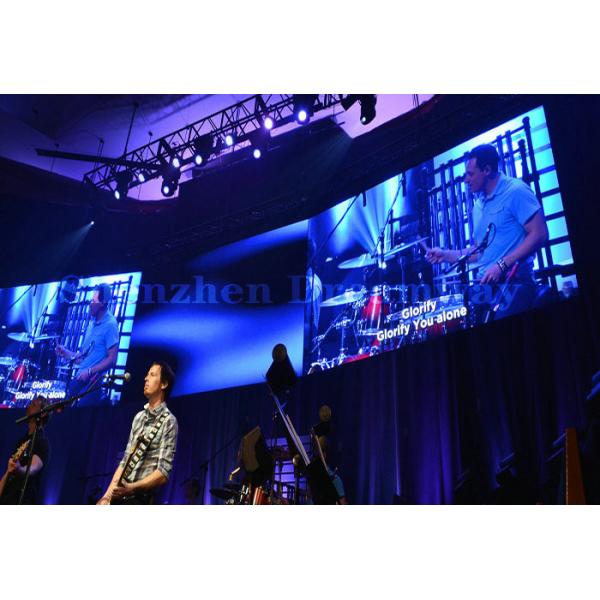 Quality Fixed Indoor Full Color LED Display Rental P6 SMD High Resolution For Advertisin for sale