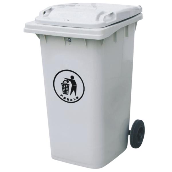 Quality 240L large plastic containers waste bin garbage dustbin for sale