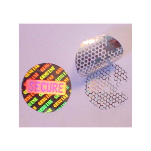 Quality Hot Stamping Custom Size Tamper Evident Security Labels for sale