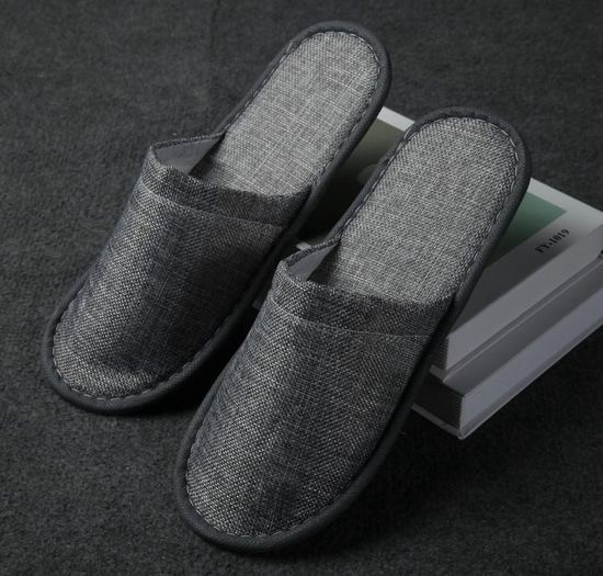 Quality Embroidery Logo Slipper for Hotel Indoor Use Slipper for sale