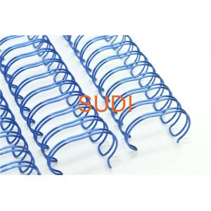 Quality 2:1 Pitch Inner Diameter 16MM-44MM Blue Spiral Coil Binding Supplies for sale