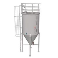 Quality 30m Conical Grain Storage Material Silo Zone 3 Flour Silo Systems for sale