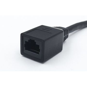Quality UL94V 0 RJ45 Extension Cable 8p8c Female Socket To Cold Pressed Terminal for sale