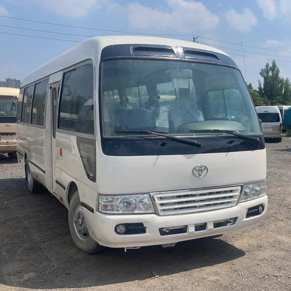 Quality 7.00R16 Tire Good Condition Diesel Used Toyo ta Coaster Bus Customer's Requirement for sale