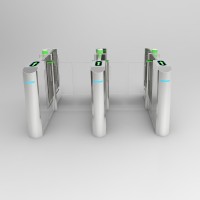 Quality Bi Directional Train Station Turnstile SUS304 Stainless Steel Sliding Turnstile Office for sale