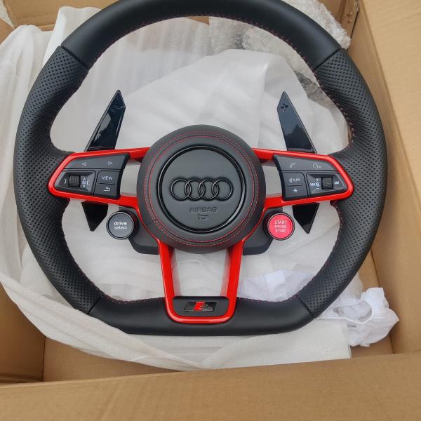 Quality Audi Red Multi-Function Steering Wheel Perfect for A3 A4L A5 A6L A7 A8 Q5 Q3 for sale