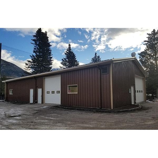 Quality Q235 Garage Metal Shed Heavy Structural Fabrication Steel Structure Custom for sale