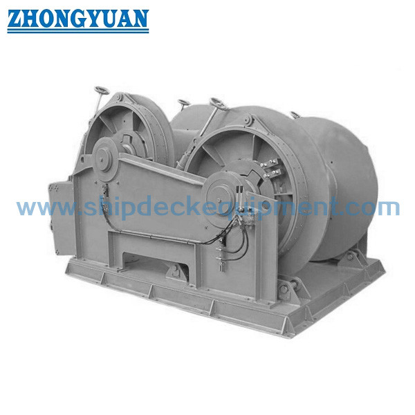 Quality 500–2000 kN Hydraulic Waterfall Towing Winch | Double-Drum Tug Towing System for sale