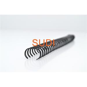 Quality 180 Sheets 7/8 Inch 20.6mm Steel Core Black Binding Wire for sale