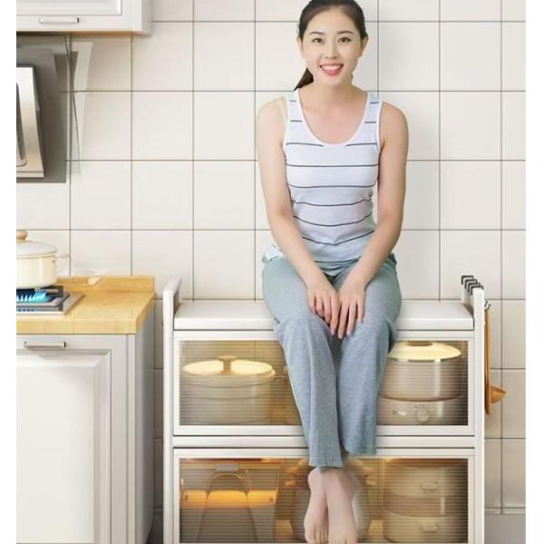 Quality Tenglei 60kg Capacity Carbon Steel Kitchen Bowl Storage Rack for sale