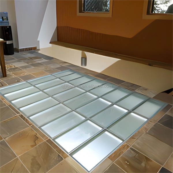 Quality 3-15mm Thickness Custom Designed Solid Frosted Acid Etched Glass Panel for Outdoor Interior Floor for sale