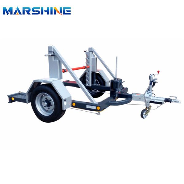 Quality Take Up And Pay Off cable Hydraulic Reel Trailer Electric Power Construction for sale