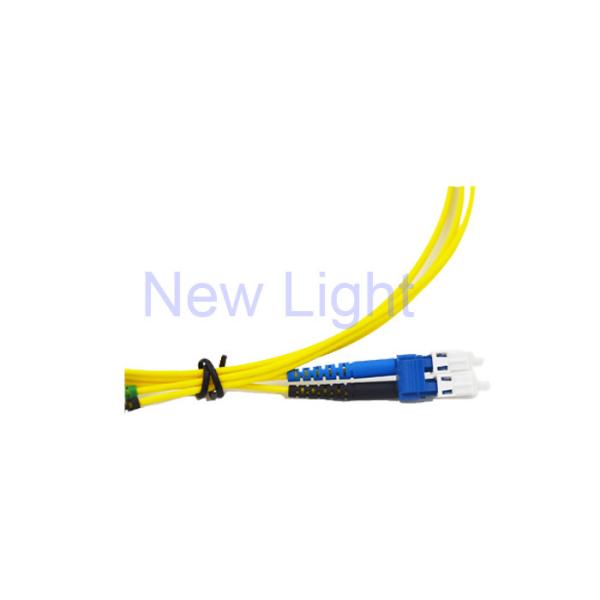 Quality Uniboot Duplex LC to LC Single Mode Fiber Optic Patch Cord for FTTH FTTB for sale