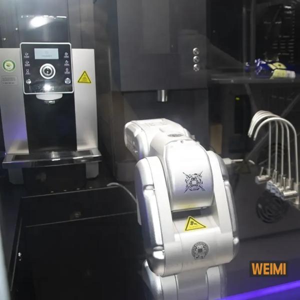 Quality Automatic Coffee Robot Barista with 6 Flavors and Customizable Recipes for sale