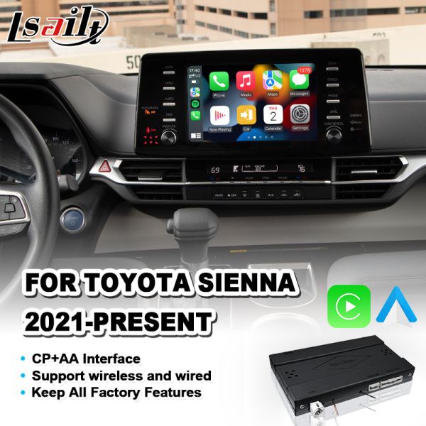 Quality Lsailt Wireless Android Auto Carplay Interface for 2021-Present Toyota Sienna LE for sale