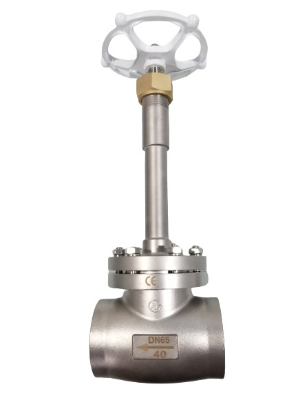 Quality Manual Operation DN25 DN40 Cryogenic Socket Weld Globe Valve for sale