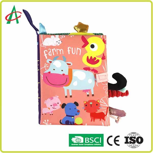 Quality 23cm Soft Books For Infants , ISO9001 Rag Books For Babies for sale