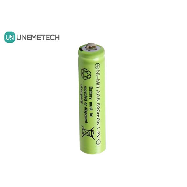 Quality AAA 1.2V 600mAh Rechargeable NiMH Batteries AAA600 For Electronic Toys for sale