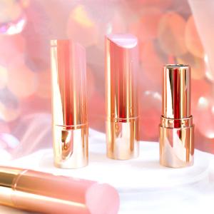 Quality Rose Gold Empty Lipstick Tube ound Container luxury lipstick tube for sale