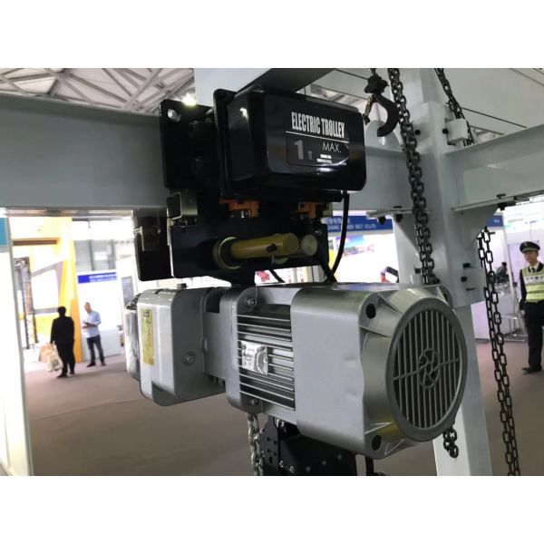 Quality Electromagnetic Brake Cooling Fan 1t Electric Chain Hoist for sale