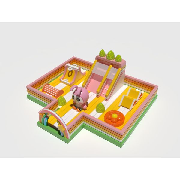 Quality Children Animals Park Inflatable Castles Customized With Games for sale