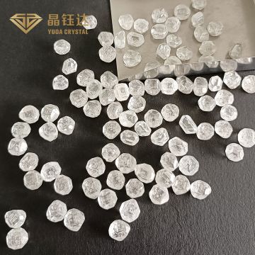 Quality Round Shape Lab Grown Diamonds Stone HPHT Uncut Rough VVS Clarity Diamonds for sale