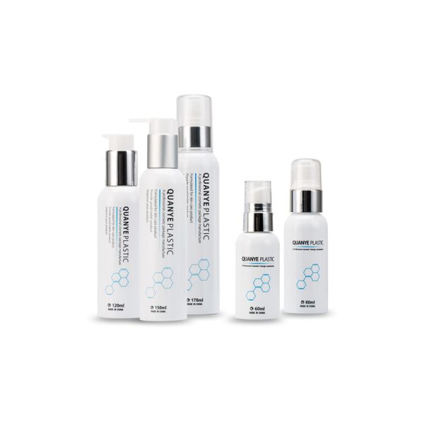 Quality PET Plastic Cosmetic Bottles With Pump For Lotion Cream , Wet Protection BT015 for sale