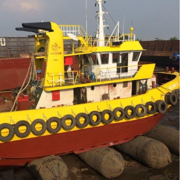 Quality Anti Bursting Marine Inflatable Ship Launching Rubber Airbag for sale