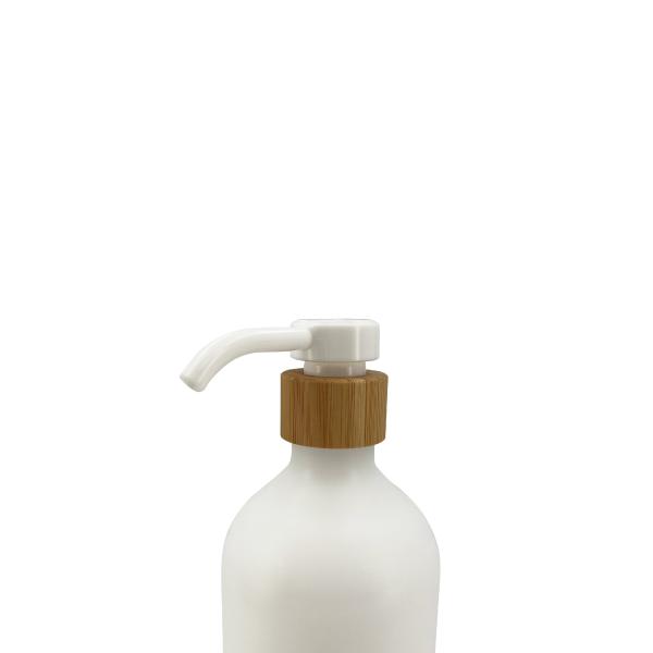 Quality 500ml Plastic Lotion Dispenser Bottle Matte White Plastic Cosmetic Bottle for sale