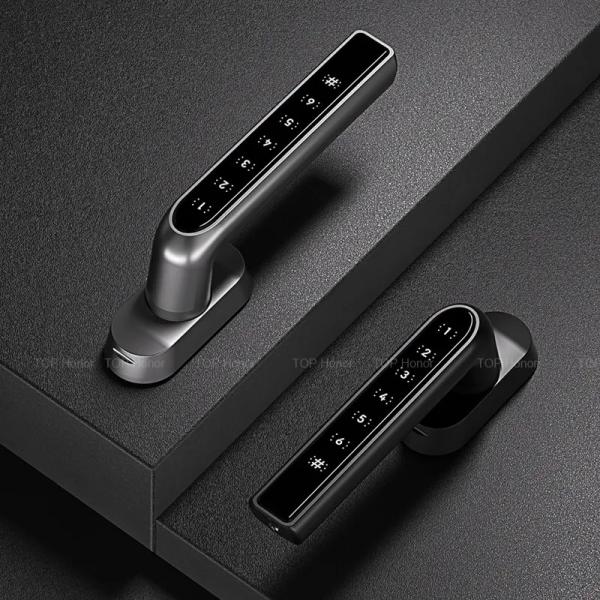 Quality Aluminium Window Smart Lock Digital Password Anti Peep Code Mechanical Unlock for sale