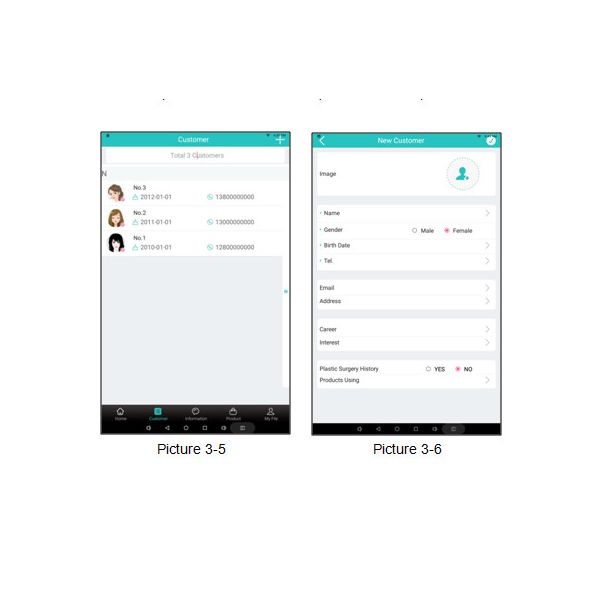 Quality Beauty Salon Moisture  Facial Skin Analyzer 3D Face Camera CE Certification for sale