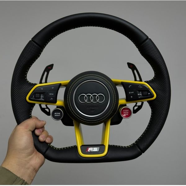 Quality Audi R8 Multifunctional Steering Wheel Adaptation for A3 A4L A5 A6L A7 A8 Q5 Q3 Universal for sale
