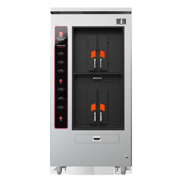 Quality Commercial Electric Fish Grill Machine Double-Layer 4 Compartments for sale