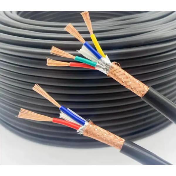 Quality 2 3 4 5 6 Core RVVP Shielded Cable 5.5mm-8mm OD High Durability for sale
