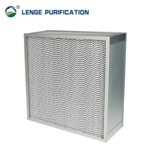 Quality H14 Galvanized Iron Separator Cleanroom HEPA FilterFor Microelectronics for sale