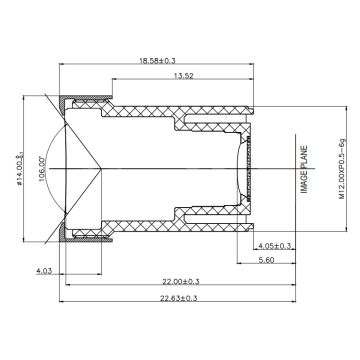 Quality 4.0mm F2.1 Surveillance Camera Lenses Security Monitoring IPC Smart Home for sale