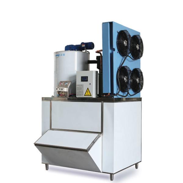 Quality 2T/24H Industrial Ice Flake Making Machine for Fishing Copper Plated Nickel Ice Mold for sale