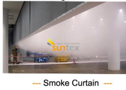Quality High Temperature Fireproof Silicone Coated Fiberglass Fabric Fire Curtain High for sale